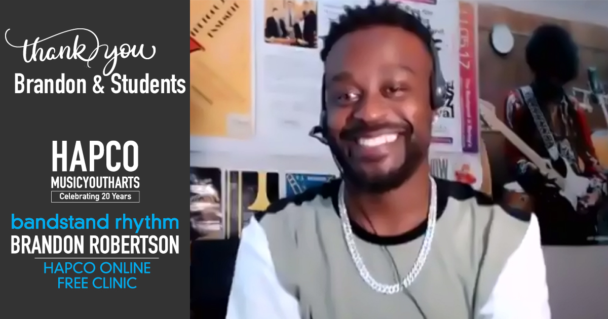 Bandstand Rhythm Clinic with Brandon Robertson – HAPCO Music Foundation